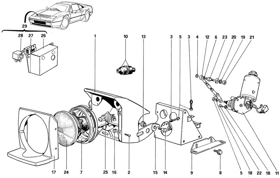 Exploded View With Dimensions