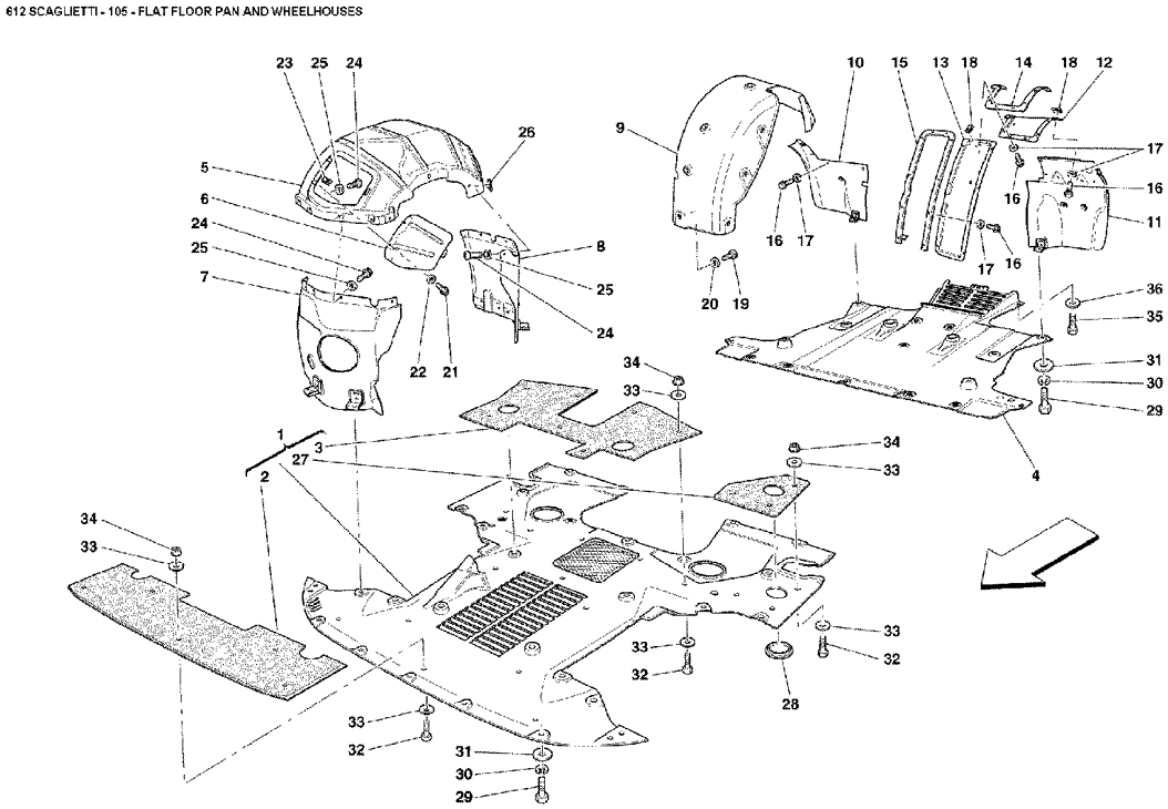 Exploded View With Dimensions