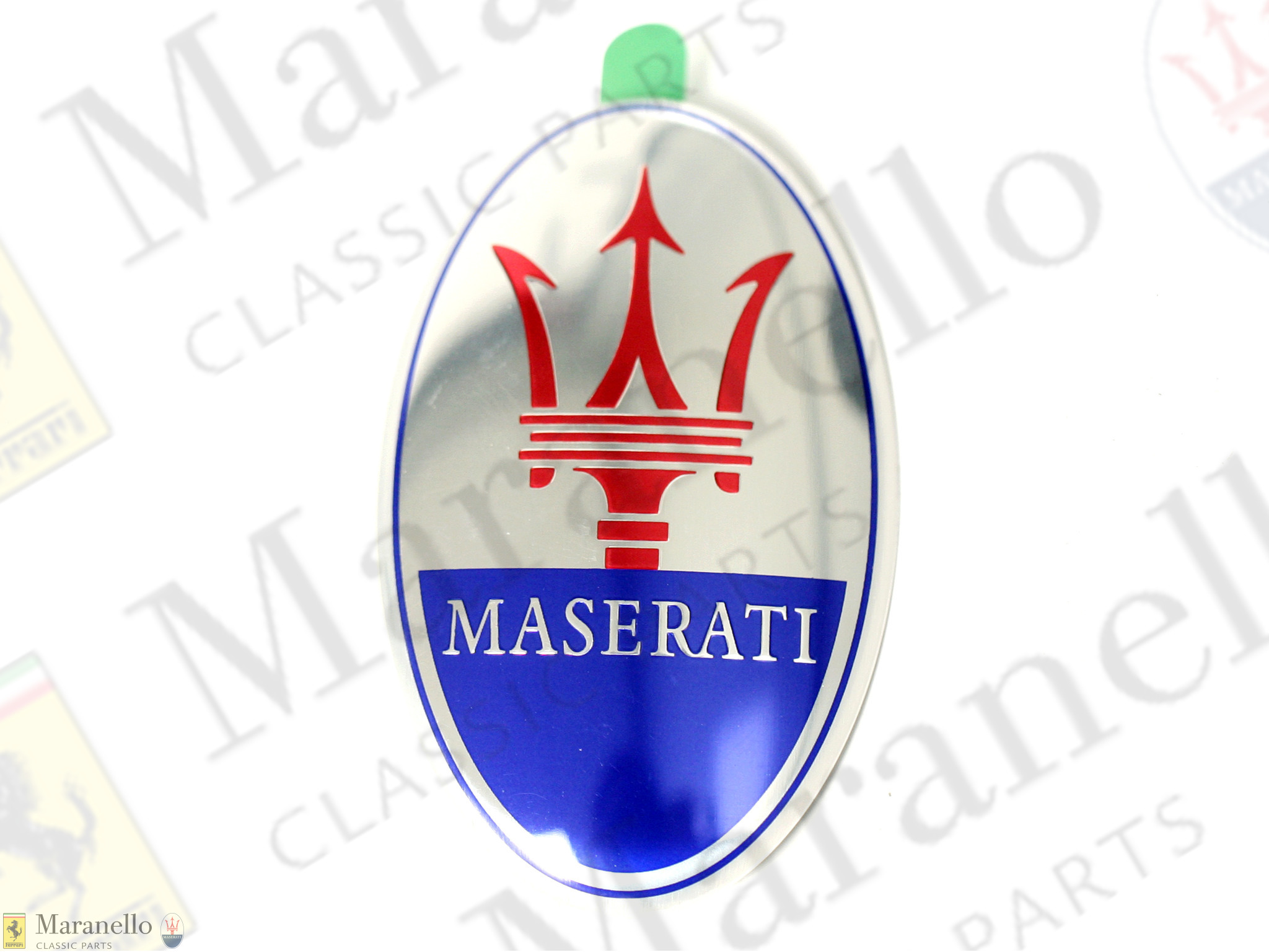 Maserati part 670101565 - Bonnet Emblem | Maranello Classic Parts