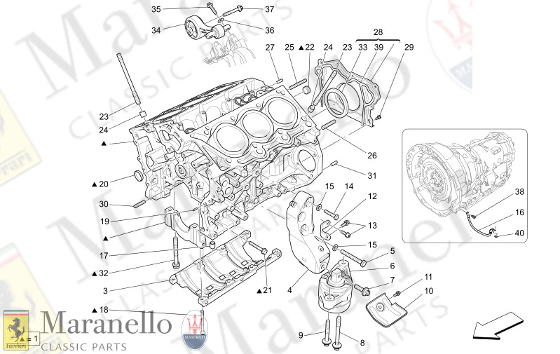 01.90 - 2 ELECTRONIC CONTROL INJECTION AND ENGINE parts diagram for ...