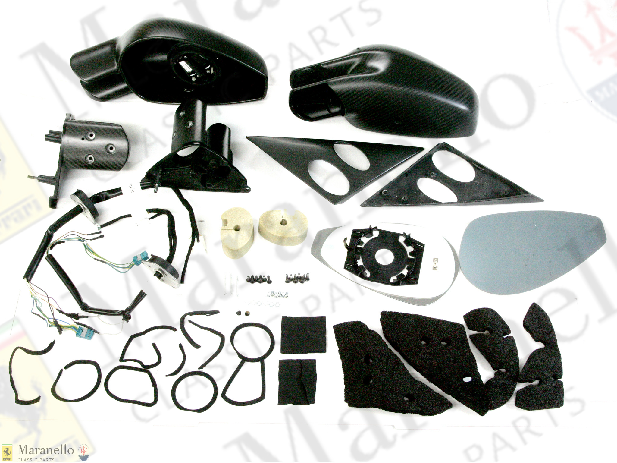 Ferrari part 70002056 - 599 Gto Carbon Look Rearview Mirrors LHD ...