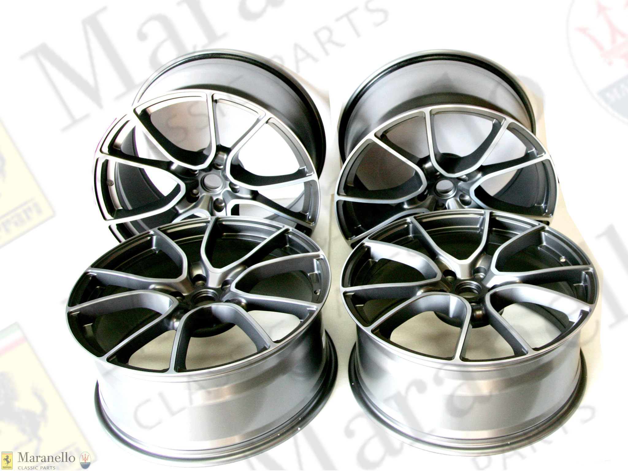 Ferrari part 70003879 - Forged 20" Multi Spoke Diamond Polished Wheel ...